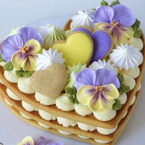 Heart-Shaped Cakes Sweet Expressions | Smallcakes Bakery